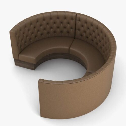 Booth circular para restaurante – Vivir Bonito